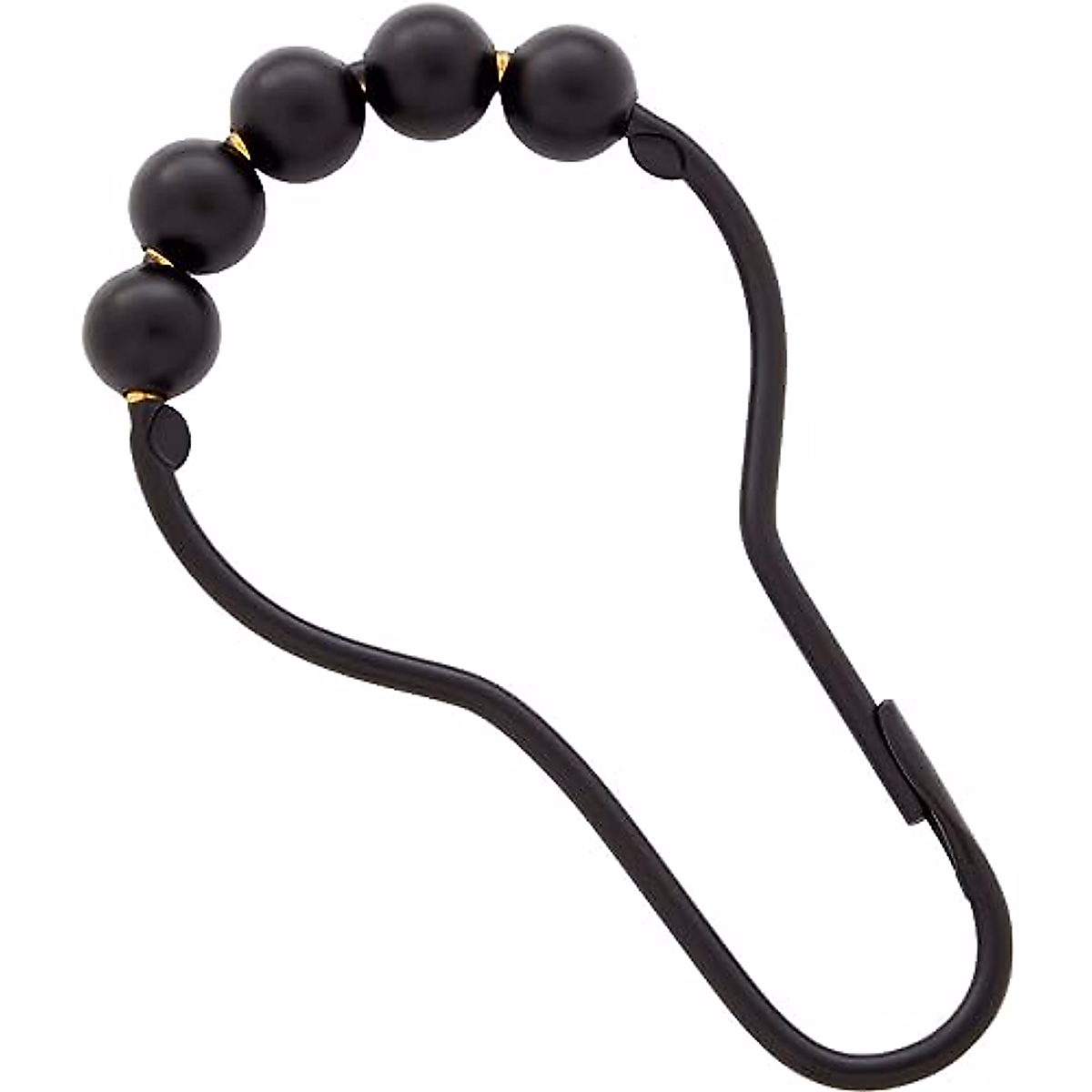 Signature Hardware 466818 Roller Ball Shower Curtain Rings - Set of 12 - Brushed Gold