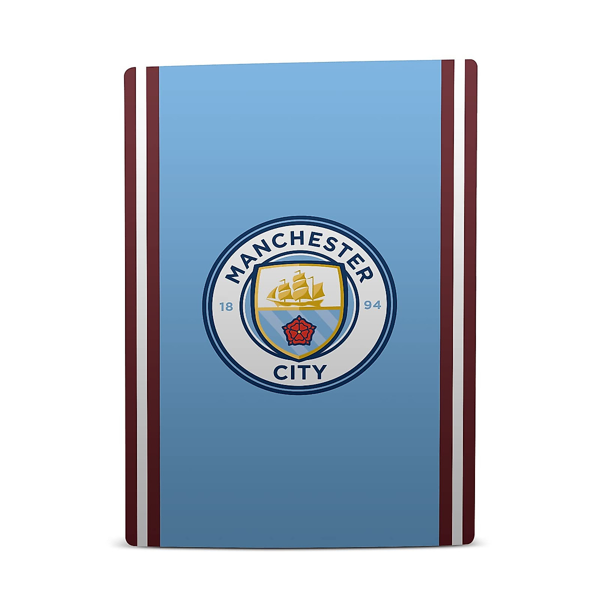 Head Case Designs Officially Licensed Manchester City Man City FC 2022/23 Home Kit Logo Art Vinyl Faceplate Sticker Gaming Skin Decal Compatible With Sony PlayStation 5 PS5 Digital Edition Console