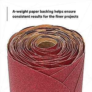 3M Stikit Red Abrasive Sanding Discs, 01112, No Hole, 6 in, 180+ Grade, Pack of 100 Discs, for Auto Sanding, Primer Sanding, E-Coat Sanding