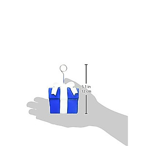 Blue Gift Box Photo/Balloon Holder Party Accessory (1 count)