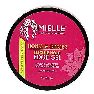 Mielle Flexible Hold Edge Gel With Certified Organic Honey & Ginger (Pack of 3)