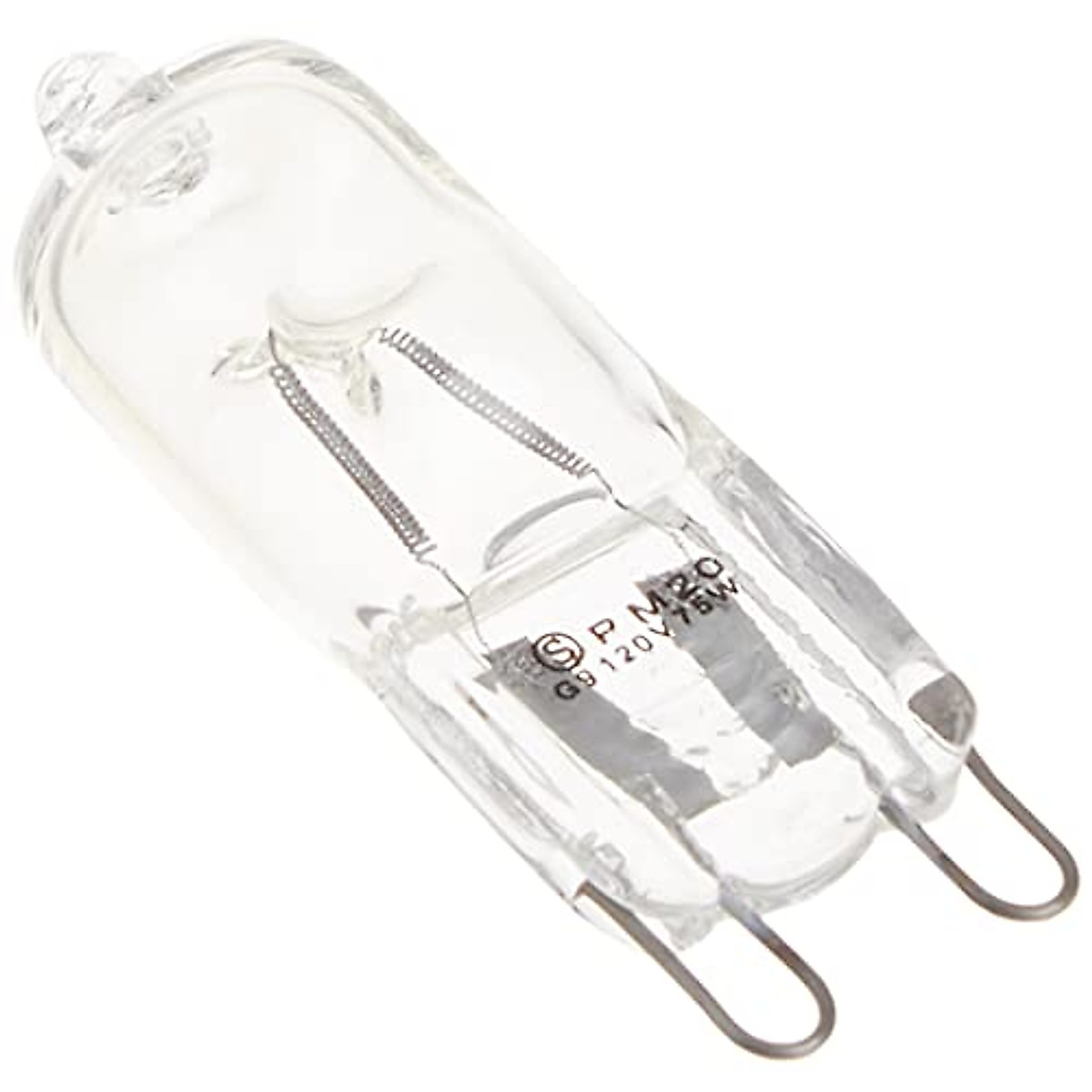Satco S4617 75 Watt 1250 Lumens T4 Halogen G9 Double Loop Base 120 Volt Clear Light Bulb, Dimmable