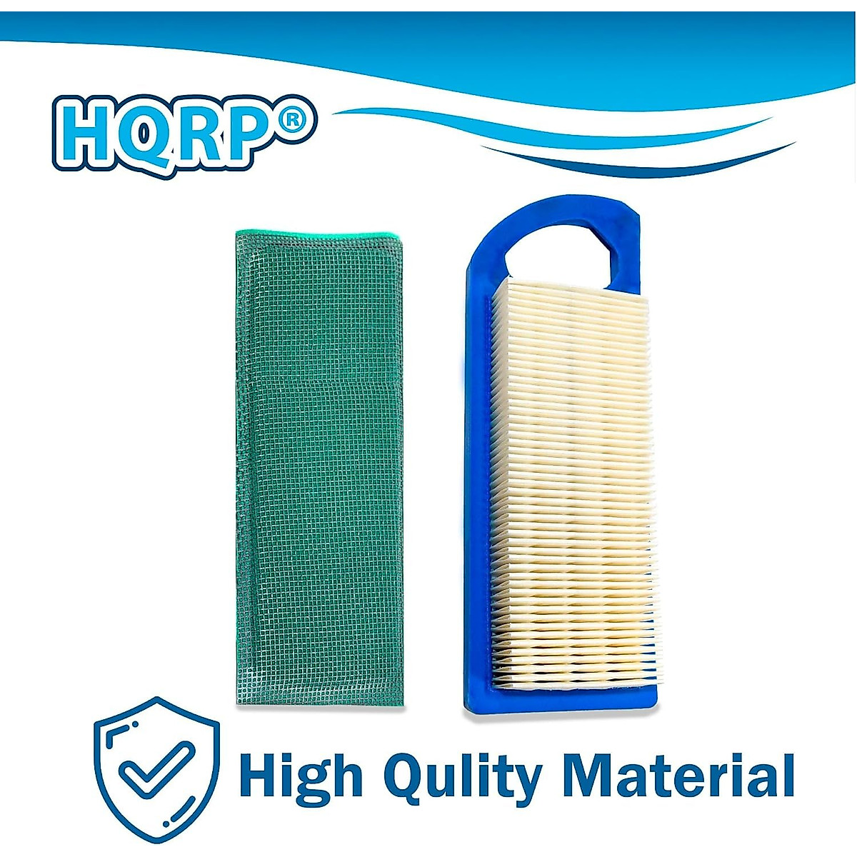 HQRP Filter Replacement for Craftsman 33425 compatible with Craftsman LT1500 LTS1500 LT1000 LT2000 LT3000 DYT4000 series Lawn Tractor Riding Mower, with 697015 Pre Filter