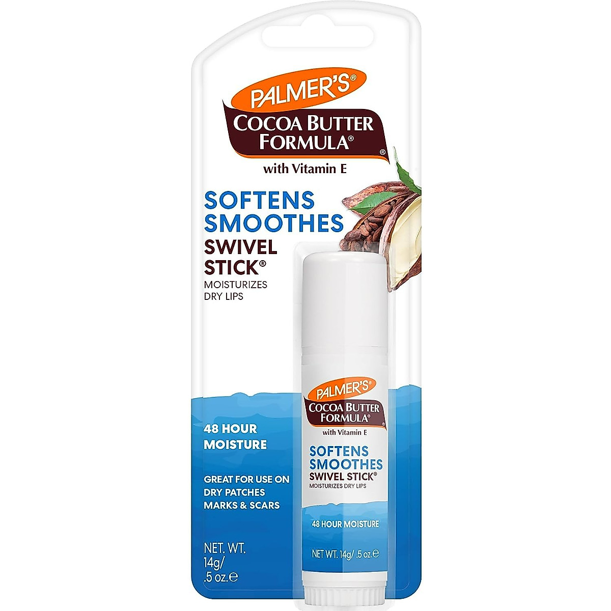 Palmer's Cocoa Butter Formula Swivel Stick, 0.5 Ounce (Pack of 2) by Palmer's