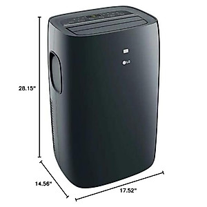 LG 8,000 BTU (DOE) Smart Portable Air Conditioner, Cools 350 Sq.Ft. (10' x 35' Room Size), Smartphone & Voice Control Works ThinQ, Amazon Alexa and Hey Google, 115V