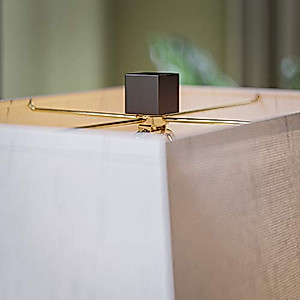 Kenroy Home 32227SL Free Fall Table Lamp with Natural Slate Finish, Rustic Style, 30" Height, 12" Width, 16" Depth