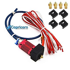 Creality Ender 3 /Pro/V2 3D Printer Assembled Extruder MK8 HotEnd Kit 24V with 0.4mm Nozzle Upgrade with Low Friction Creality-Capricorn Tubing