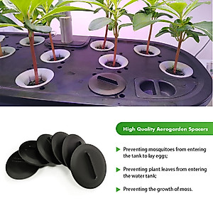 82pcs Seed Pod Kits for Aerogarden, Indoor Herb Hydroponics Growing System Starter Kit with 24Grow Sponges,24pods Labels, 12Grow Baskets, 12Plant Spacer Kit,10pcs Pollinating Tool