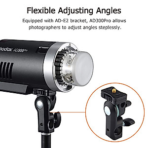 Godox AD300Pro Outdoor Strobe Flash Light, 2.4G Wireless 300Ws TTL 1/8000s 320 Times Full Power Flash Rechargeable Battery Compatible with Canon Nikon Sony FUJIFILM Panasonic Pentax Olympus