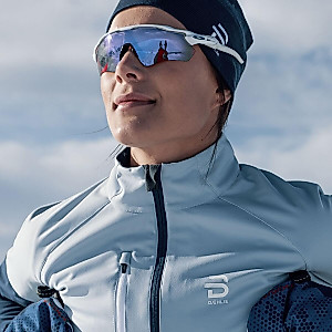 B DÆHLIE Daehlie Women's Kikut Jacket - Softshell Ski Coat, Cashmere Blue, Small