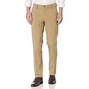 Dockers Men's Straight Fit Workday Smart 360 Flex Pants (Regular and Big & Tall), New British Khaki, 38W x 32L