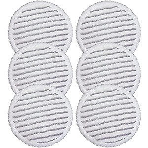 Mocsicka 6 Packs Steam Mop Vacmop Replacement Pads for Shark S7000 S7001 Steam Mops, Steam & Scrub All-in-One, Scrubbing Washable Mop Pads for Any Floors, Reusable Steam Scrub Cleaning Pads
