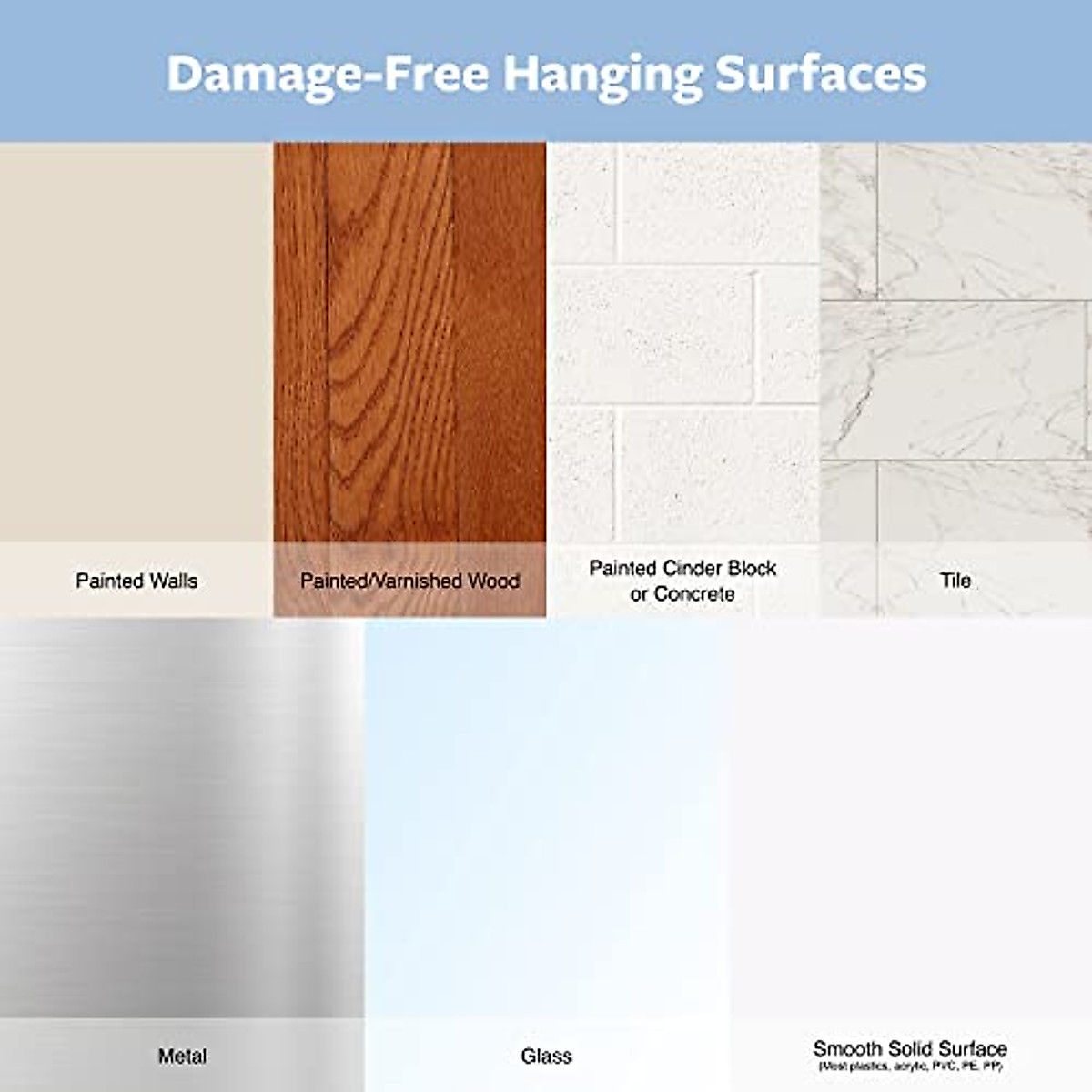 Command 17093CLRES Large Clear Strips Hook