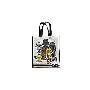 Legacy Licensing Partners Star Wars Cartoon Characters Large Reusable Tote Bag