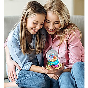 CoTa Global Cool Summer Beach Sandals Snow Globe - Water Globe Figurine with Sparkling Glitter, Collectible Novelty Ornament for Home Decor, for Birthdays, Holiday and Valentine's - 65mm