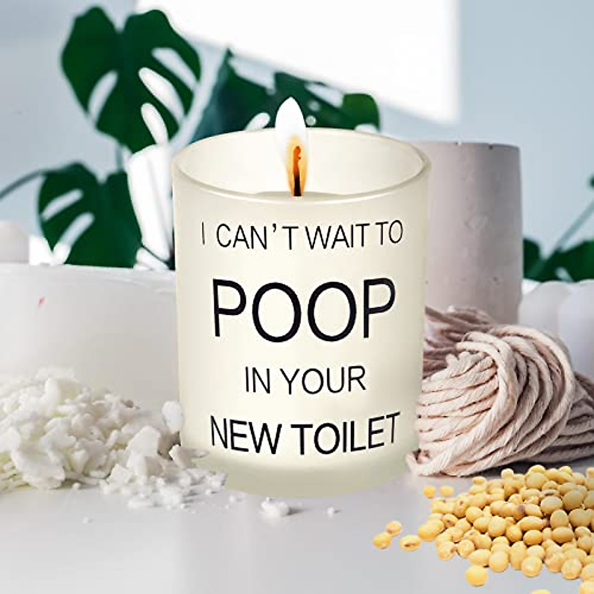 House Warming Gifts New Home Gifts for Home Housewarming Gift Gag Gifts for Housewarming Gifts for New House Warming Gift, Orchid Scented Candles 7oz Funny Gifts for Men Friend Gifts for Women