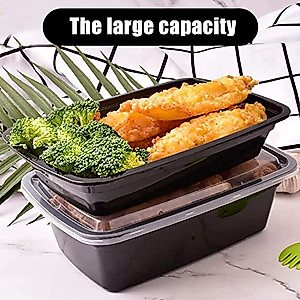 lamsexx 80 Pcs Small Meal Prep Containers,50Pcs (26 OZ/750ML) Small Food Storage Containers with Lids and 30Pcs Forks, Lunch Containers,Freezer/Dishwasher Safe