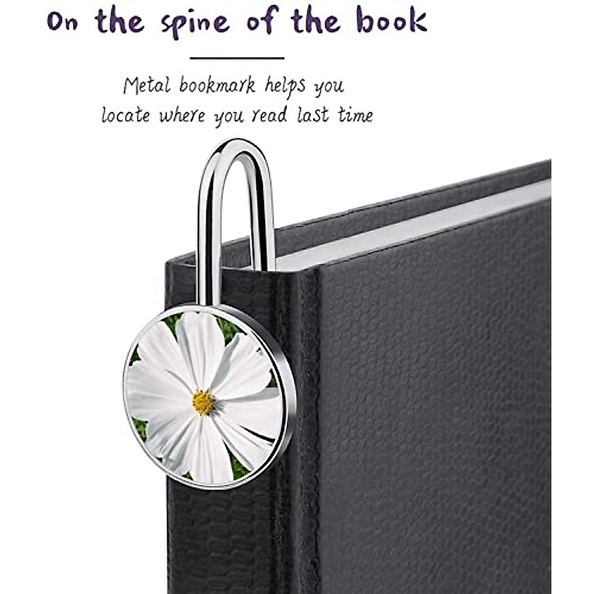 Custom Metal Bookmarks Personalized Book Marker Add Your Photo Logo Name Text Stainless Bookmark Gift for Students Book Reading Lover Commemorate (1.2")