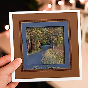 Sundown Colors, Buon Compleanno, Happy Birthday Italian - Greeting Card, 6 x 6 inches, single (gc_43353_5)