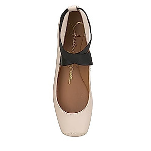 Jessica Simpson Women's Mandalaye Ballet Flat, Chalk, 9
