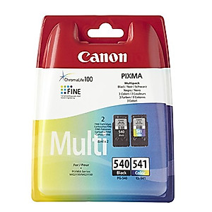 Canon PG-540 CL541 Multi-Pack Ink Cartridge (Black, Cyan, Magenta, Yellow)
