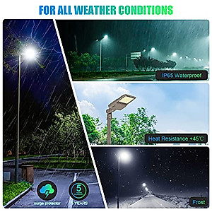 150W LED Parking Lot Area Lights with Photocell 21000LM 650W MH Equiv UL DLC lP65 5000K Dusk to Dawn Street Light Outdoor LED Shoebox Pole Light for Back Yard Roadway Tennis Court Fixture Slip Fitter