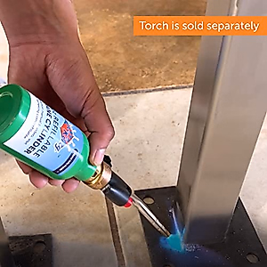 Flame King 1/4-lb Empty Refillable Propane Cylinder Tank - Reusable & Transportable - Safe and Legal Refill Option - UL1769 Listed Valve