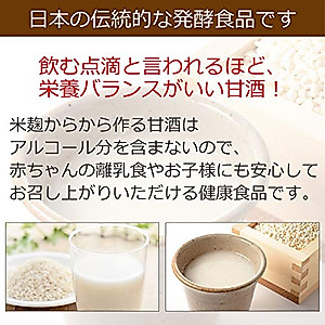 NAKASA "AMAZAKE" (Sweet Fermented Rice Drink) Maker NAM-10L【Japan Domestic genuine products】