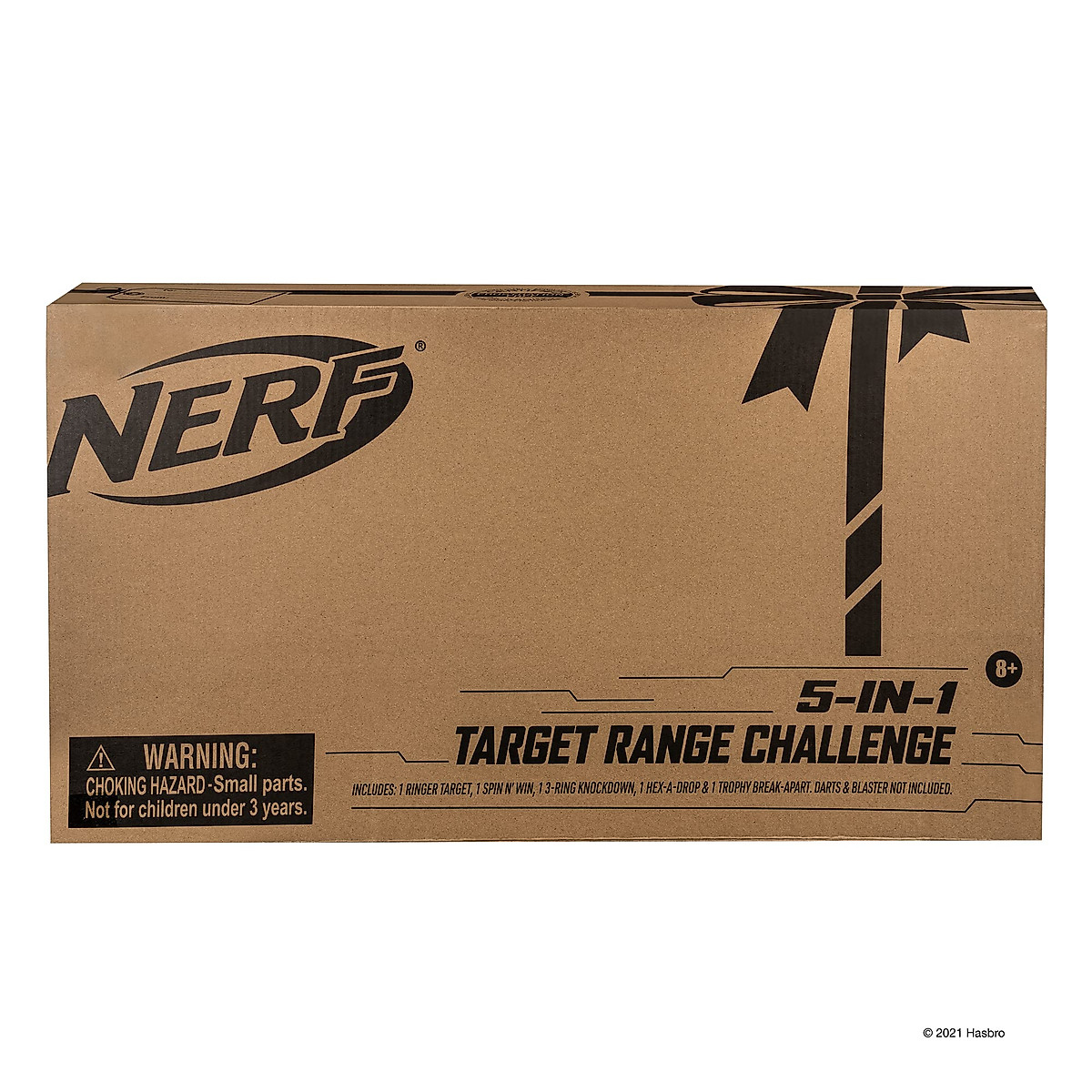 NERF Elite 5-in-1 Target Challenge - Five Unique Targets with Five Stackable Bases Plus Trophy Target Token