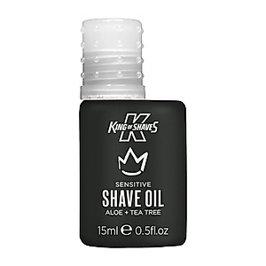 King Of Shaves Sensitive Shaving Oil For Men 15ml TWIN PACK Packaging May Vary