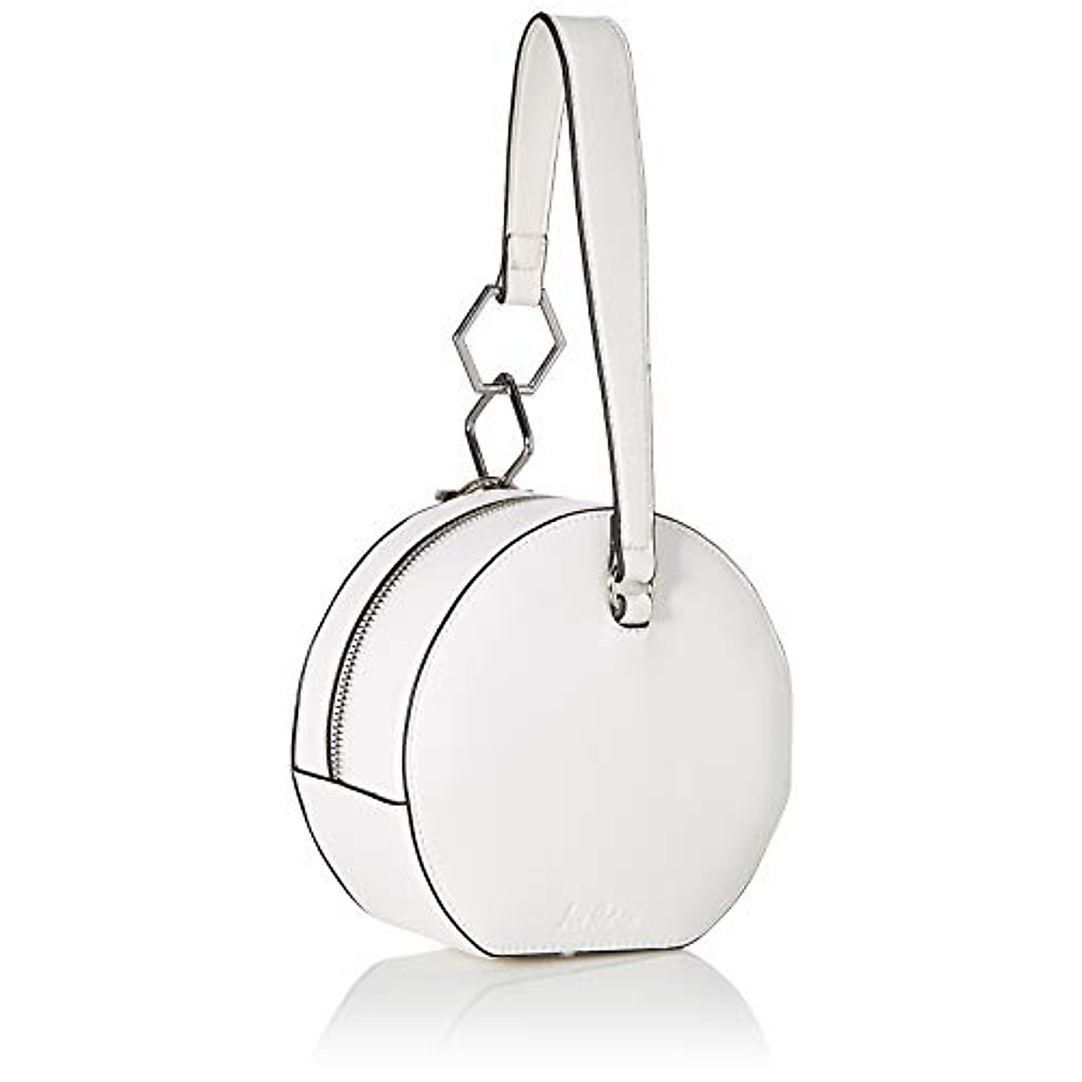 Sam Edelman Scarlett Round Wristlet, White