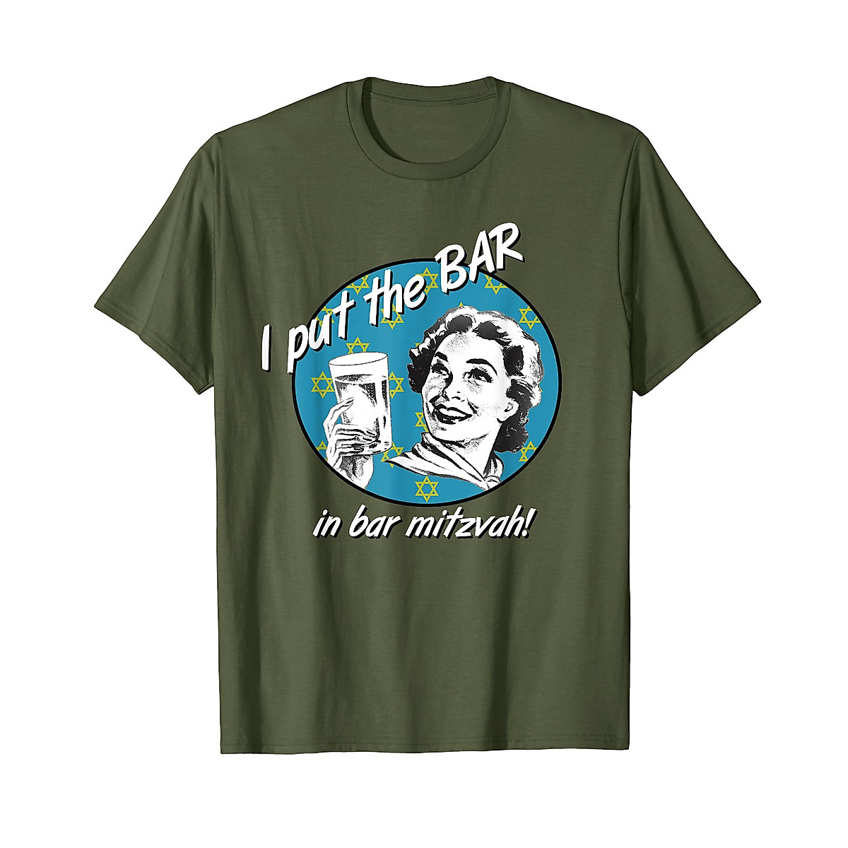 I Put the Bar in Bar Mitzvah Funny Jewish T-Shirt