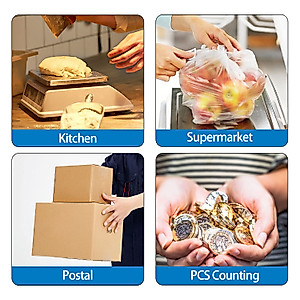 Sutekus 0.04oz to 55lbs Digital Scales Weigh Scale Kitchen Scale Precise Cooking Scale Multifunction Scales for Kitchen Home Postal