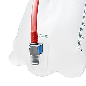 Elite Hydration Bladder, Water Reservoir with Plug-n-Play Quick Disconnect and Wide Slide-Seal Open, Reversible Leak Proof BPA Free, for Backpack and Hydration Pack (2.0 L)