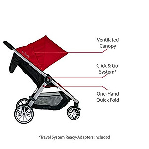 Britax B-Lively Lightweight Stroller, Cardinal