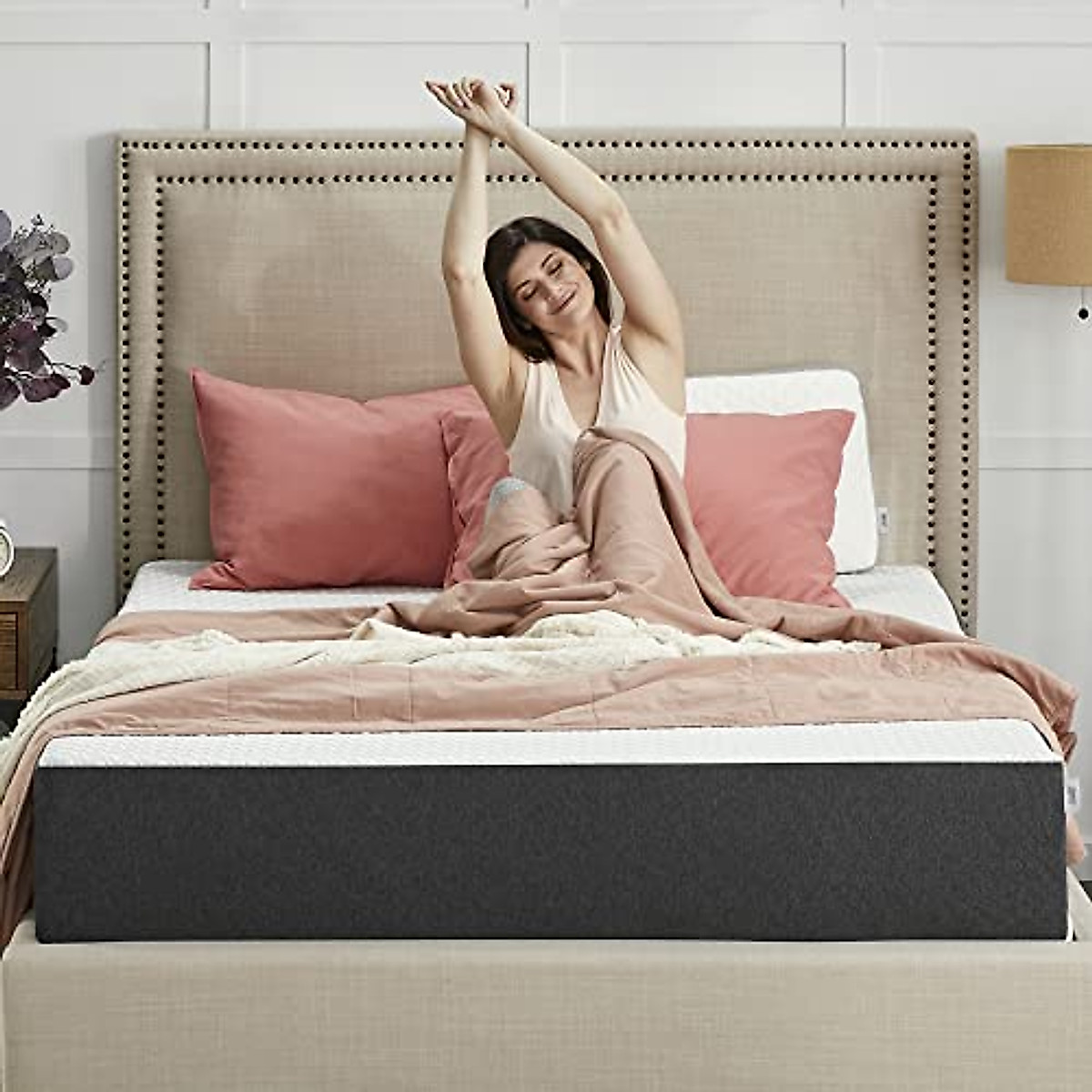 Sealy Cool & Clean 10" Memory Foam Bed in Box, Twin XL, White