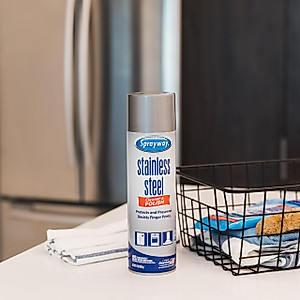 Sprayway SW148R Water-Based Stainless Steel Cleaner, 15 oz.