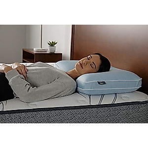 Serta Perfect Sleeper Graphite Infused Memory Foam Pillow, Oversized Traditional, 1 Count (Pack of 1),Grey