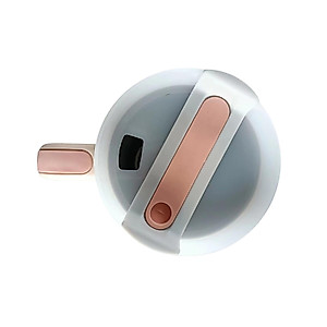 Caibomaoyi Tumbler with Handle and Straw | Cup Holder Compatible for Car | Insulated Stainless Steel Cup | Travel cup | BPA-Free | (baby blue, 30 oz)