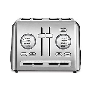 Cuisinart CPT-640P1 4-Slice Custom Select Toaster, Stainless Steel