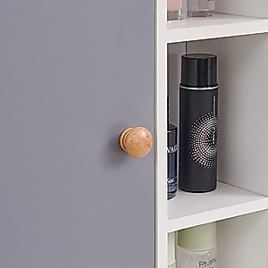 Modern White Makeup Table with Mirror 5 Drawers & Hide Cabinet,Storage Stool,for Girls/Women Bedroom