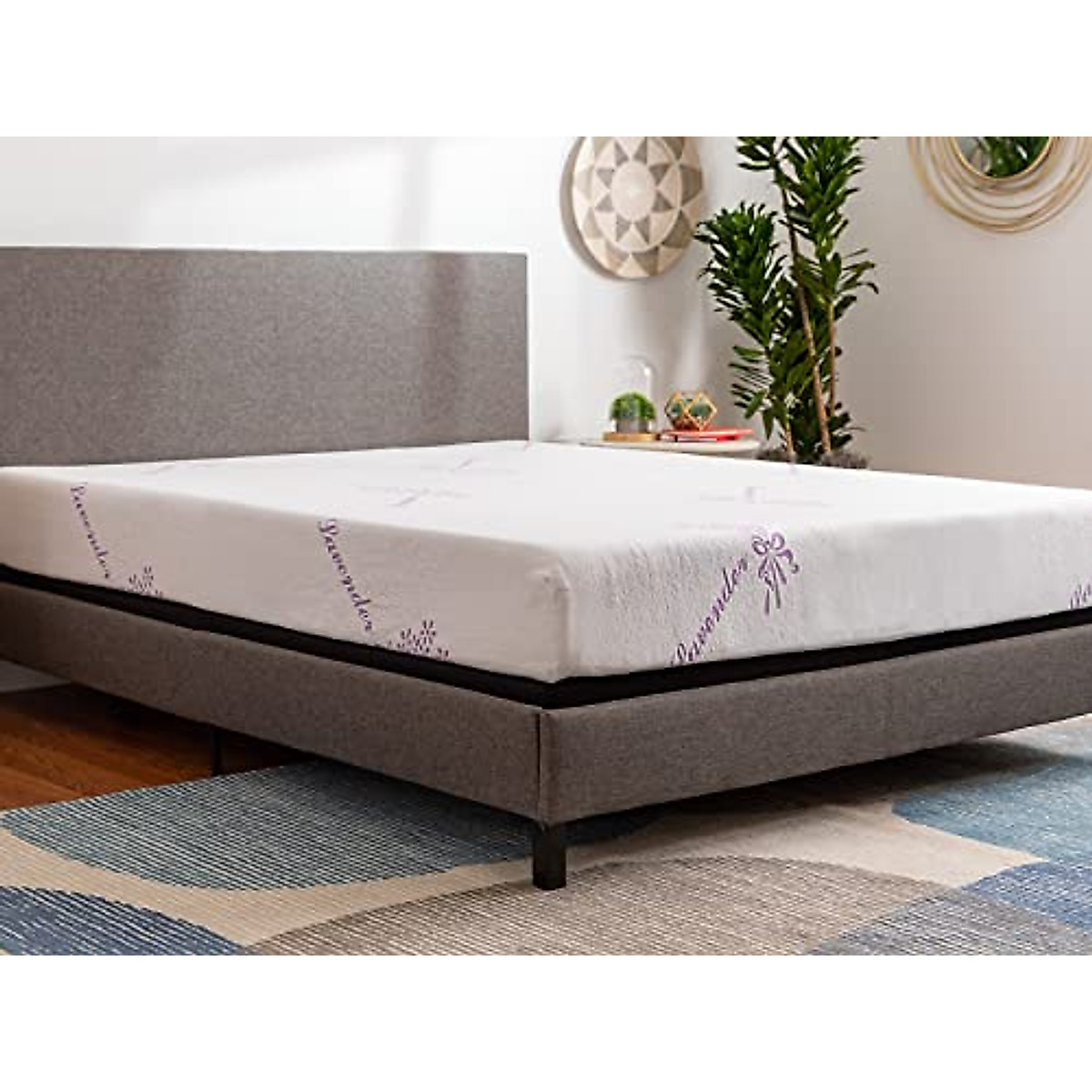 Tulo by Mattress Firm | 8 INCH Memory Foam Lavender Mattress | Medium Comfort | Pain-REDUCING Pressure Relief | Queen Size