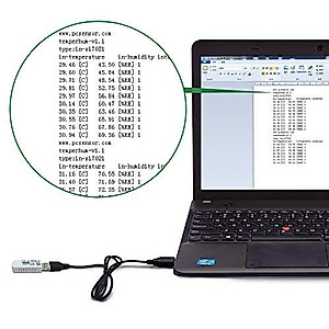 PCsensor USB Temperature Humidity Meter with External Probe for Linux RS232 Secondary Development Email Alarm(TEMPerX232)