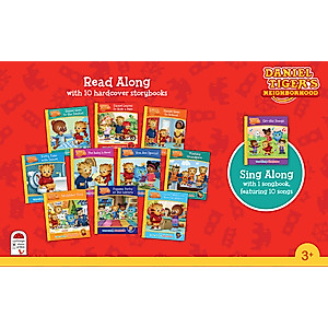 Daniel Tiger's Neighborhood Interactive Electronic Take Along Storyteller with 11 books (Daniel Tiger's Neighborhood Children's Interactive Story and Song Carry Along Player With Books)