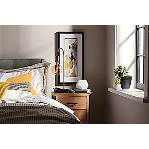 GE Lighting VintaStyle LED Globe Light Bulb, 5 Watt (60 Watt Equivalent) Warm Candle Light, Clear Glass, Medium Base, Dimmable (1 Pack)