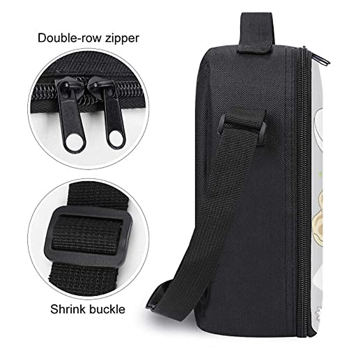 Kingko Anime-6 Insulated Lunch Box for Men - Durable, Reusable, and Portable