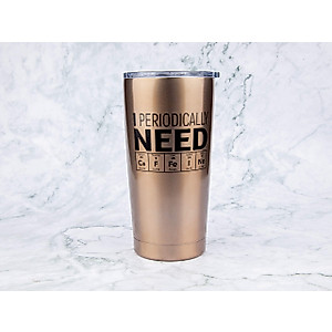 Chemistry Gifts- Coffee Tumbler/Travel Mug 20oz - Gift Idea for Teachers, Biology, Nerd, Science Teacher, Biology, for Adults, Professor, Women, Men, Geek