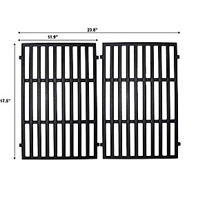 Cast Iron Grates 7527 65906 7525 7526 7639 7638 for Weber Spirit E-310 E-320 S-310 300 series Spirit II E-310 SP320 Spirit 700 Genesis Silver B/C, Genesis Gold B/C 46510001 47510001 45010001 49010001