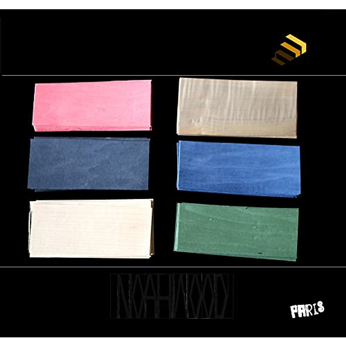 NOAHWOOD Fingerboards Deck (9.5s Short Nose Short Tail) Finger Skateboarding Deck (only deck no truck no wheel) (Black Cat i)