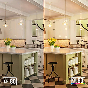 TORCHSTAR Dimmable A21 LED Light Bulbs, CRI 90, Super Bright LED Light Bulb 100W Equivalent, 17W, UL & Energy Star Listed, 25,000hrs, E26 Standard Base, No Flicker, 1600lm, 2700K Soft White, Pack of 2